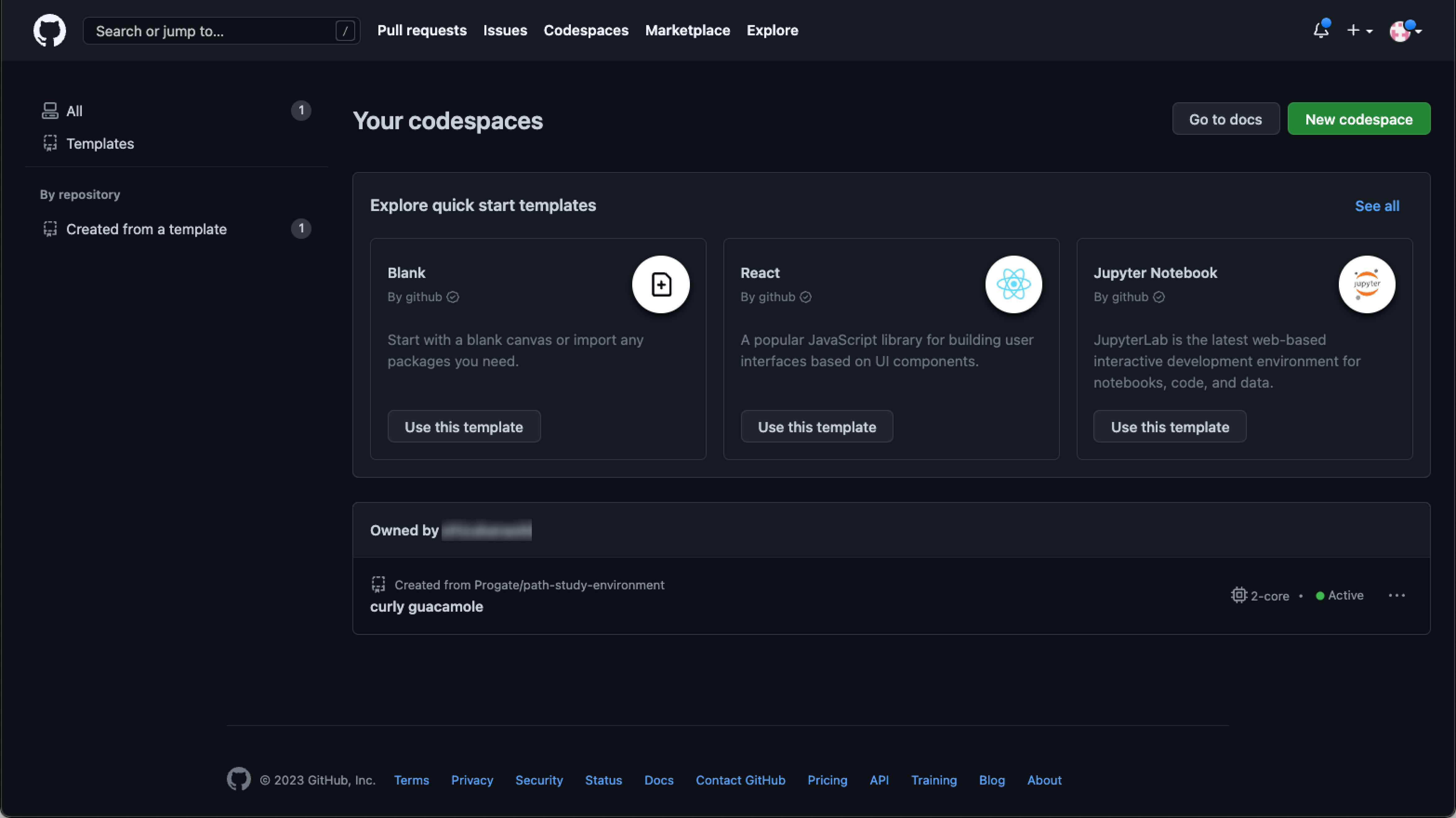 GitHub Codespaces の利用や課金について | Progate Path
